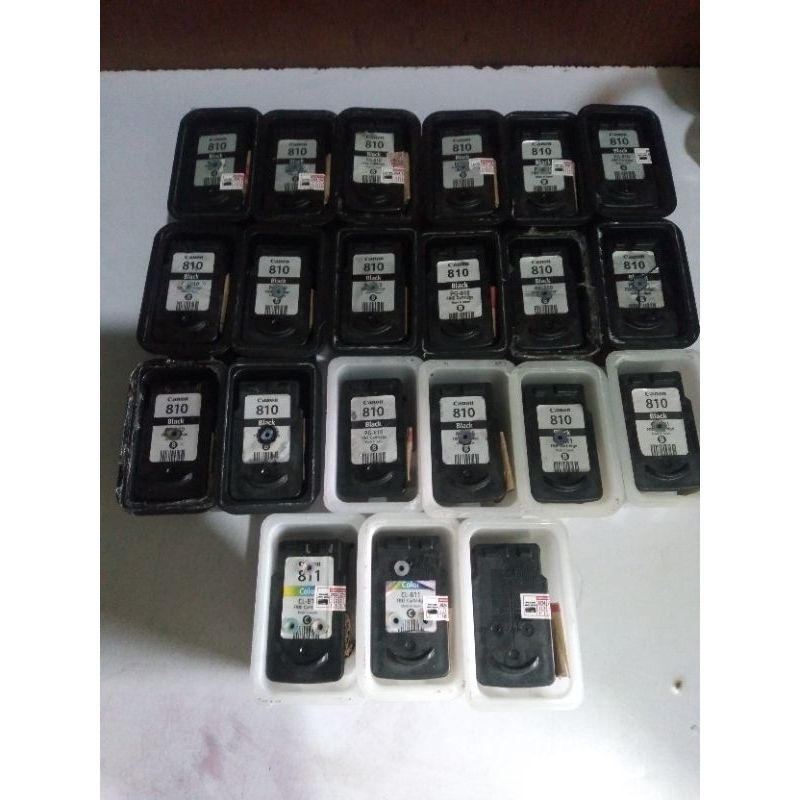 Jual Cartridge Canon Hitam (PG-810) / Warna (CL-811) bekas printer ...
