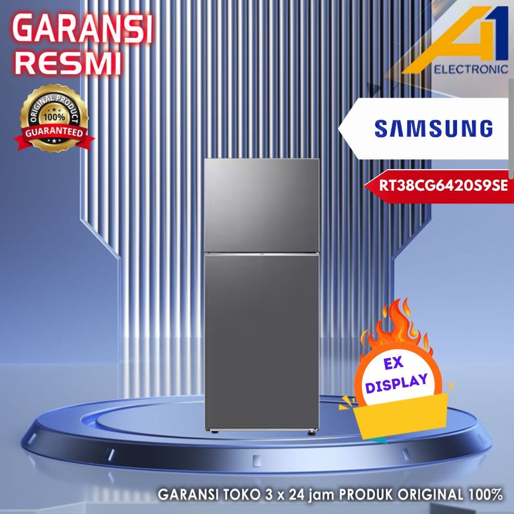 Jual SAMSUNG Kulkas RT38CG6420S9 / RT38 Inverter 2 Pintu 393 L Display | Shopee Indonesia