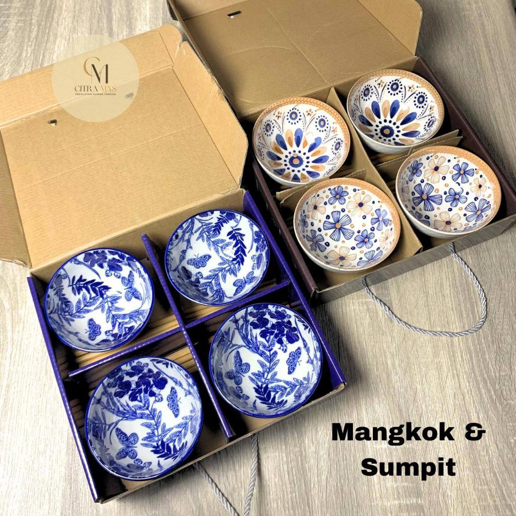 Jual SOUVENIR MANGKOK + SUMPIT SET KERAMIK / MANGKOK SET JAPAN / GIFT ...