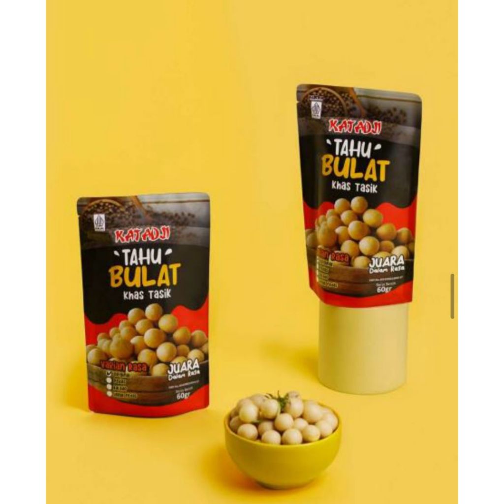 Jual tahu bulat kemasan standing pouch dengan dua varian rasa, original ...