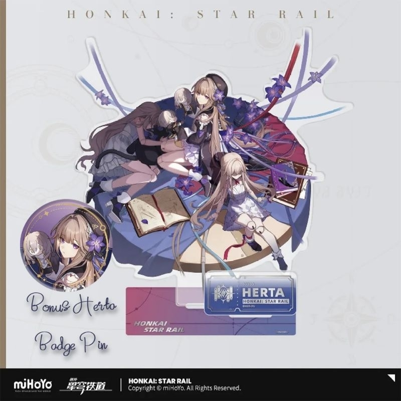 Jual [BONUS HERTA PIN] Honkai Star Rail / Standee / Herta / Badge Pin ...