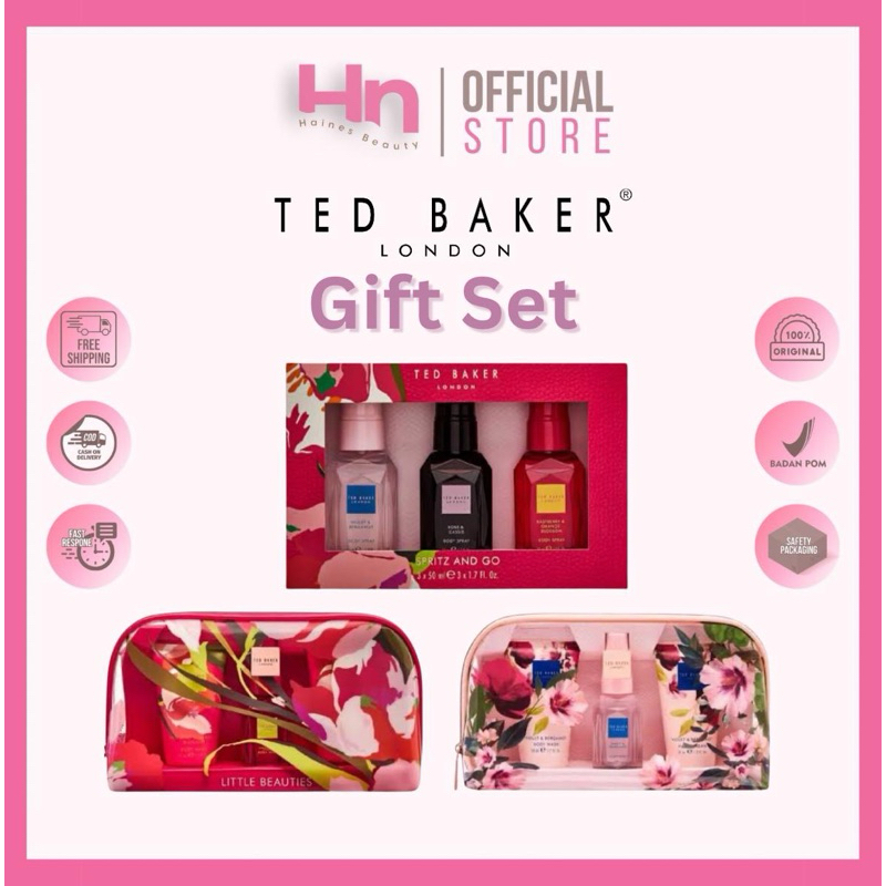 Jual Haines Beauty / Ted Baker Travel Size Gift Set | Shopee Indonesia