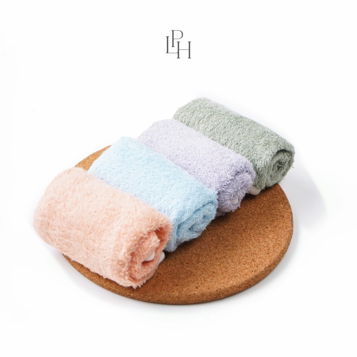 Jual Little Palmerhaus BAMBOO WASHCLOTH Sapu Tangan Bayi Wash Lap ISI 4 ...