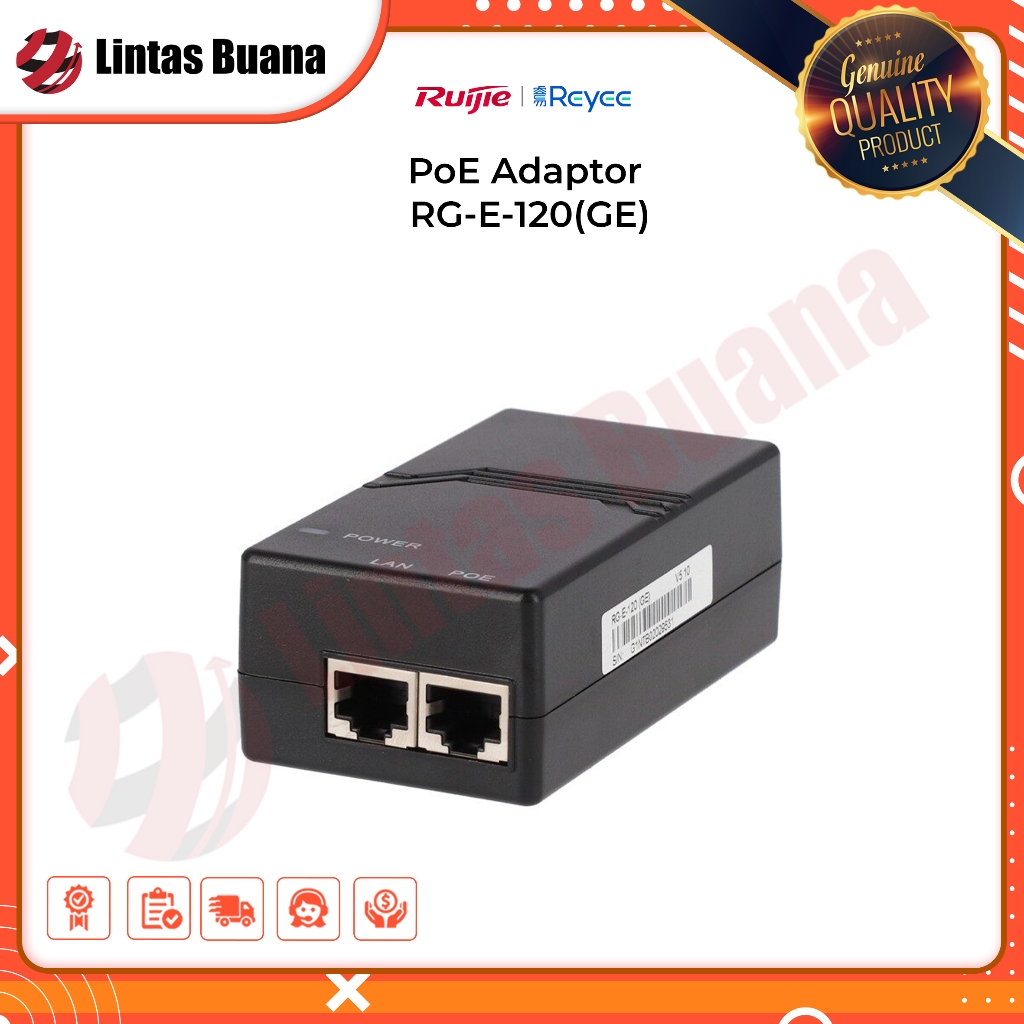 Jual Ruijie Reyee RG-E-120(GE) Power Over Ethernet Adaptor POE RG E 120GE | Shopee Indonesia