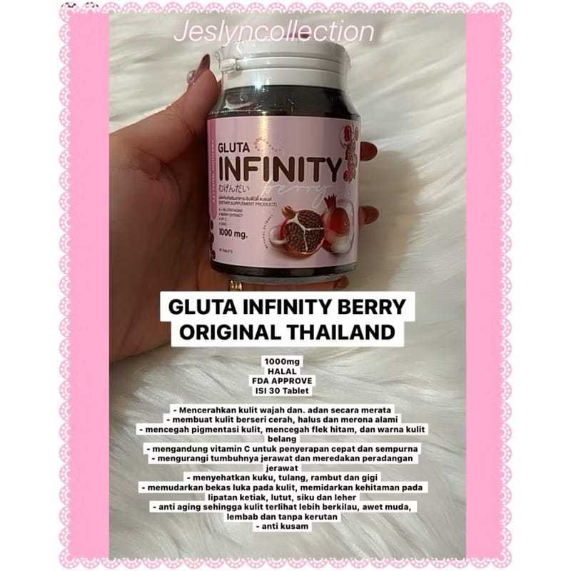 Jual GLUTA INFINITY BERRY ORIGINAL THAILAND | Shopee Indonesia