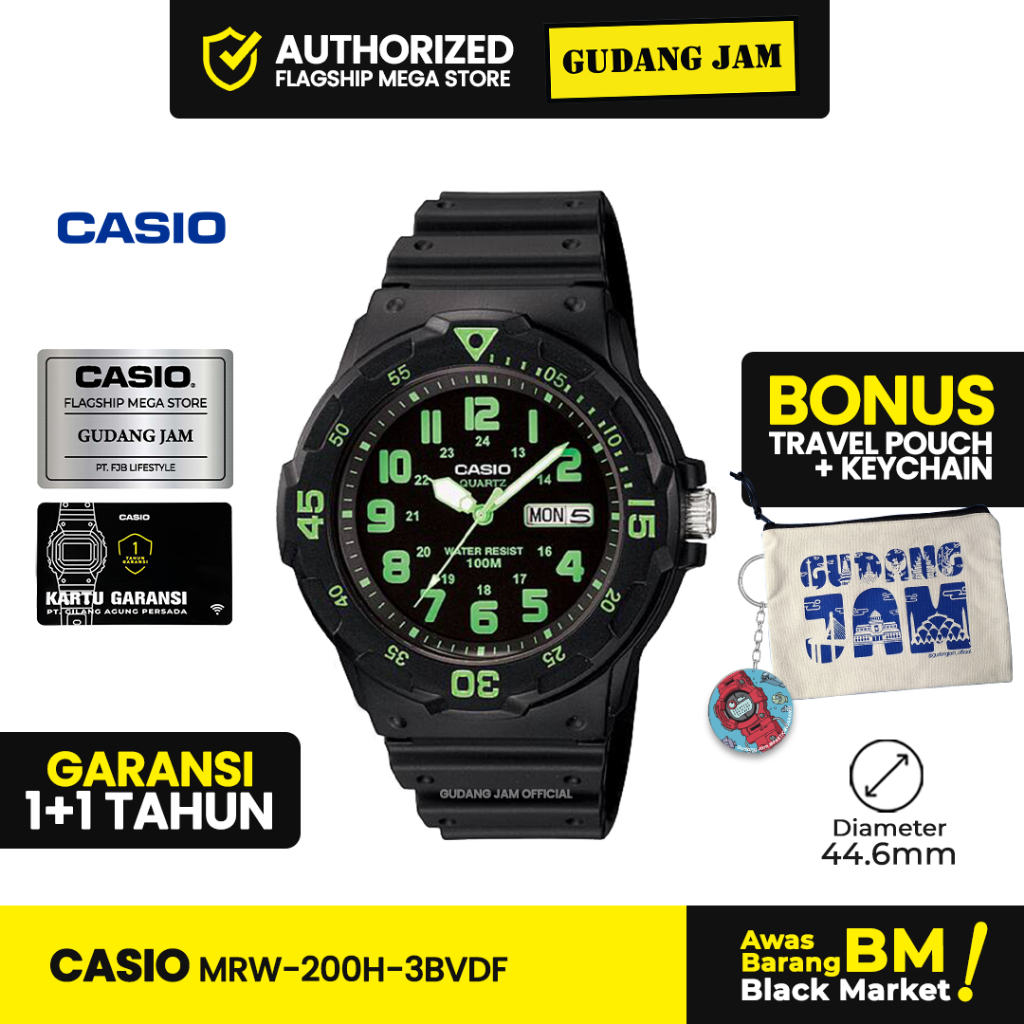 Jual Jam Tangan Casio MRW-200H-3BVDF MRW-200H MRW-200 MRW200H MRW 200H | Shopee Indonesia