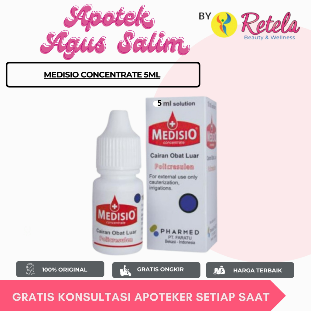 Jual MEDISIO CONCENTRATE 5ML / ALBOTHYL CONCENTRAT (discontinued ...