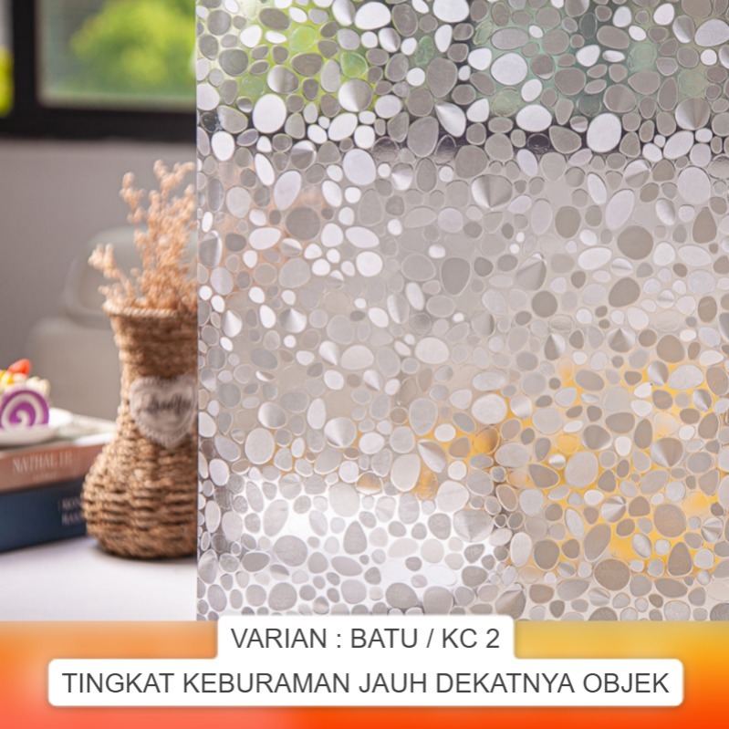 Jual GM - KC 2 BATU KECIL HOLOGRAM STIKER KACA | SANBLAST STICKER KACA ...