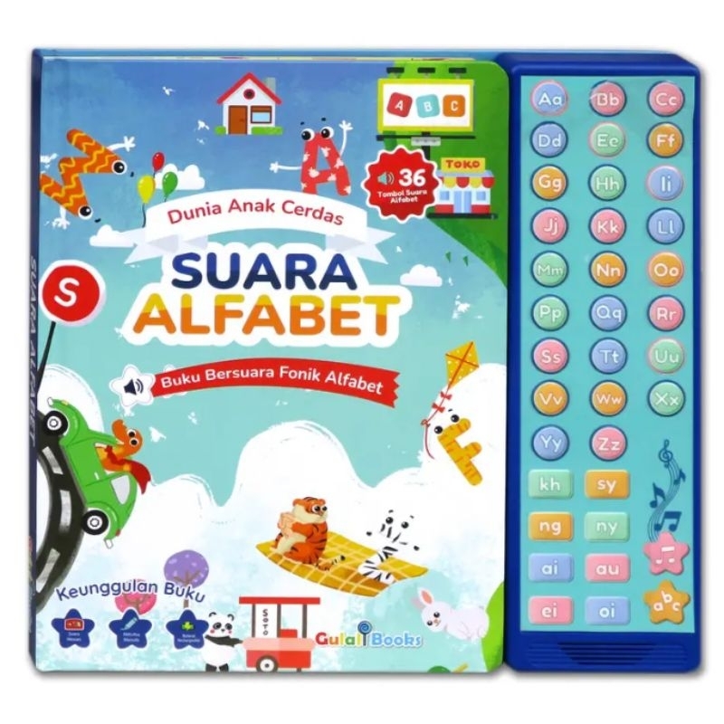 Jual Suara ALFABET Sound Book (Buku Bersuara Fonik Alfabet) | Shopee ...