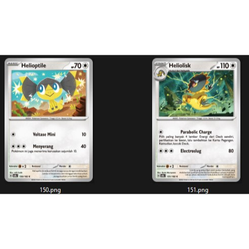 Jual Helioptile Heliolisk Kartu Pokemon Helioptile Heliolisk | Shopee ...