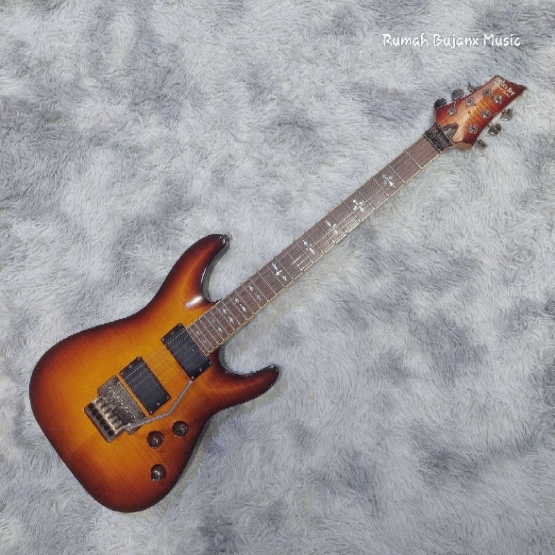 Jual Schecter DEMON-6 flamed maple Second original mii | Shopee Indonesia