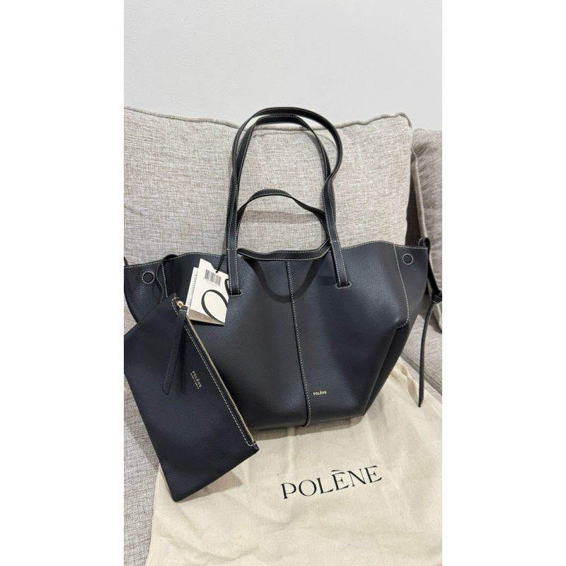 Jual Polene cyme mini black ecru stitching (new edition) | Shopee Indonesia