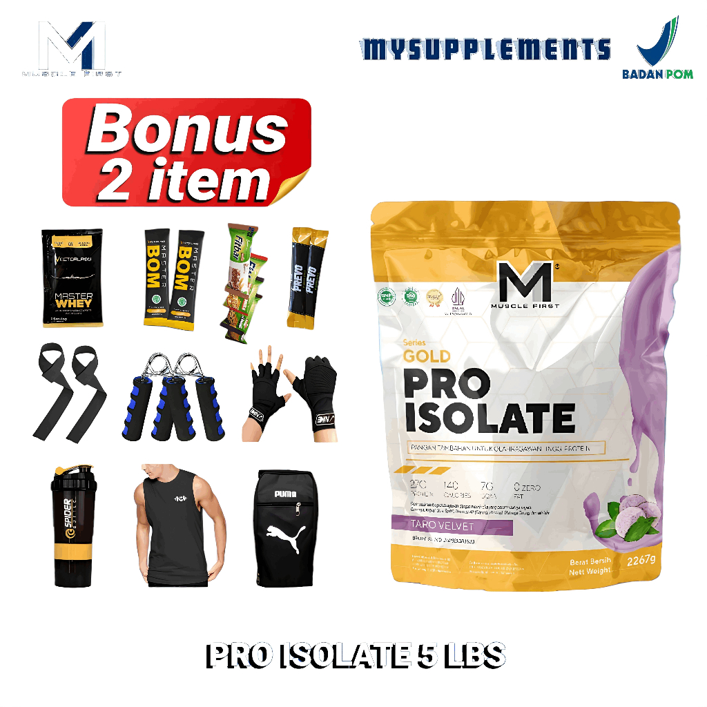 Jual Muscle First Pro Isolate Gold Series 5 lbs Susu Whey Protein ...