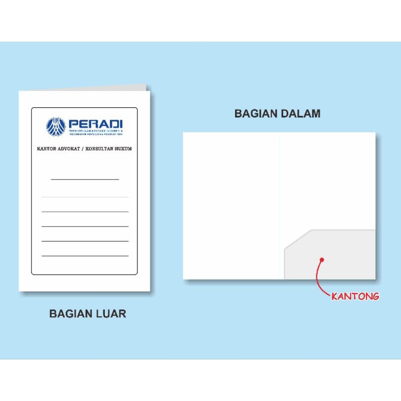 Jual Map Custom Folio Cetak 2 warna | Shopee Indonesia