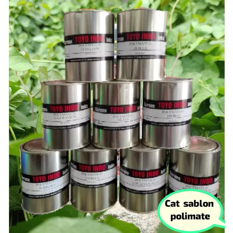 Jual Cat / Tinta Sablon Plastik Toyo Polymate || Berat 1 Kg || Harga ...