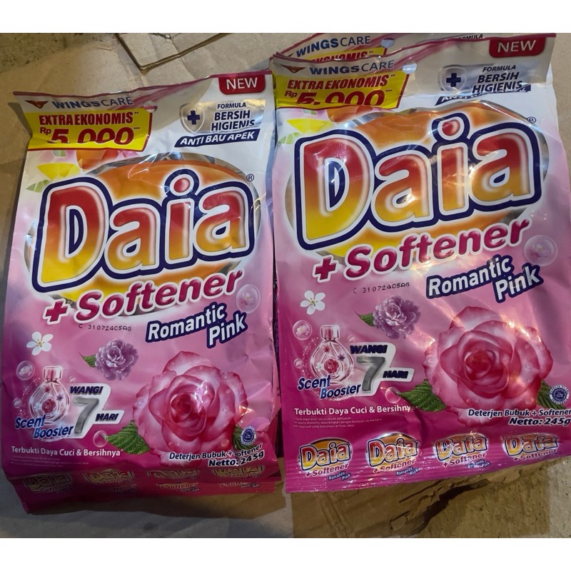 Jual Deterjen Daia softener 245 Gram semarang | Shopee Indonesia