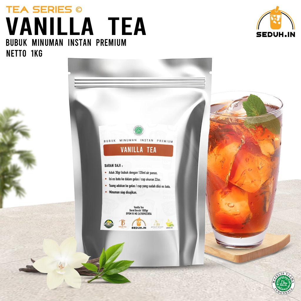 Jual Teh Original Vanila Tea 1KG / Bubuk Minuman Premium | Shopee Indonesia