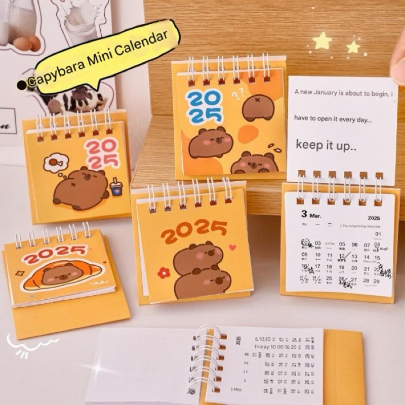 Jual [Free Gift] Kalender Mini 2025 Capybara | Shopee Indonesia