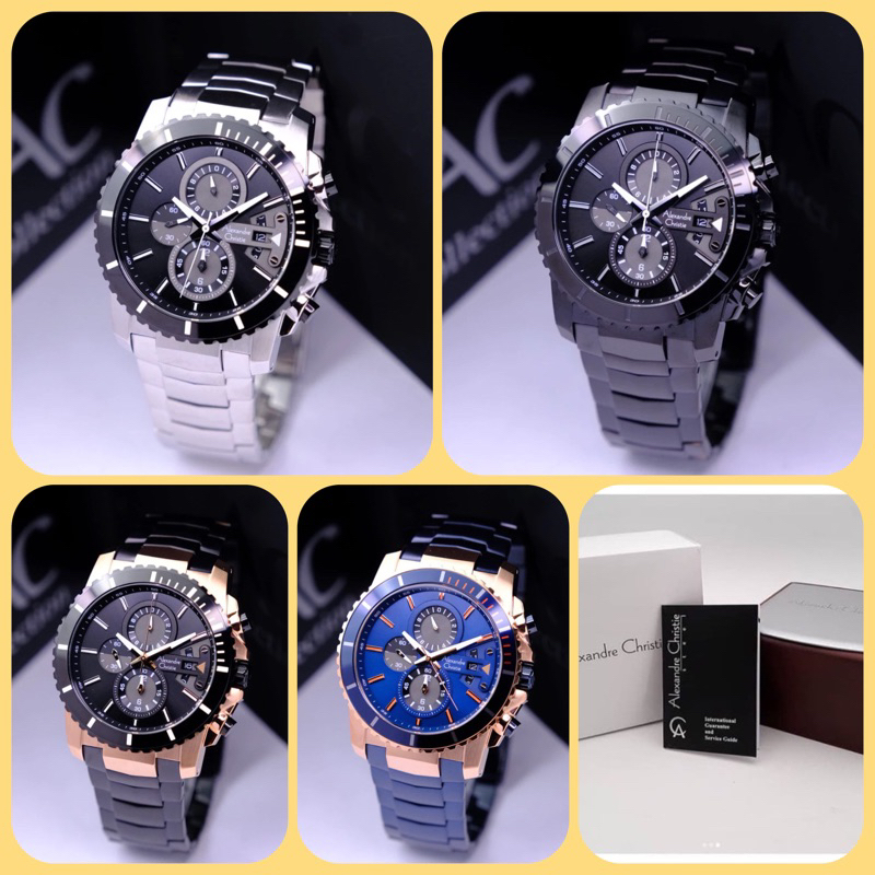 Jual JAM TANGAN PRIA ALEXANDRE CHRISTIE AC 6455 MC / AC 6455 / 6455 ...
