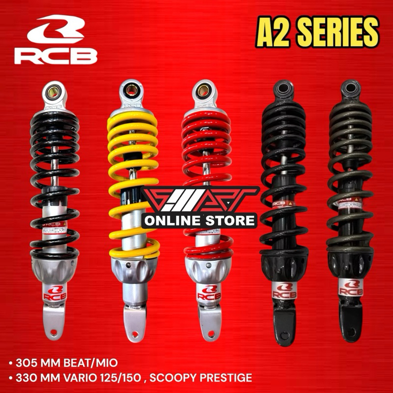 Jual SHOCK RCB A2 SERIES MATIC 305 MM MIO , BEAT , SCOOPY | Shopee ...