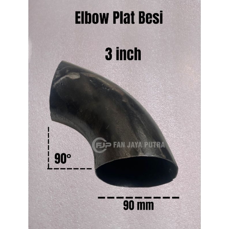 Jual Elbow besi pipa 3 inch | Elbow Kneei tikungan besi pipa | Shopee ...