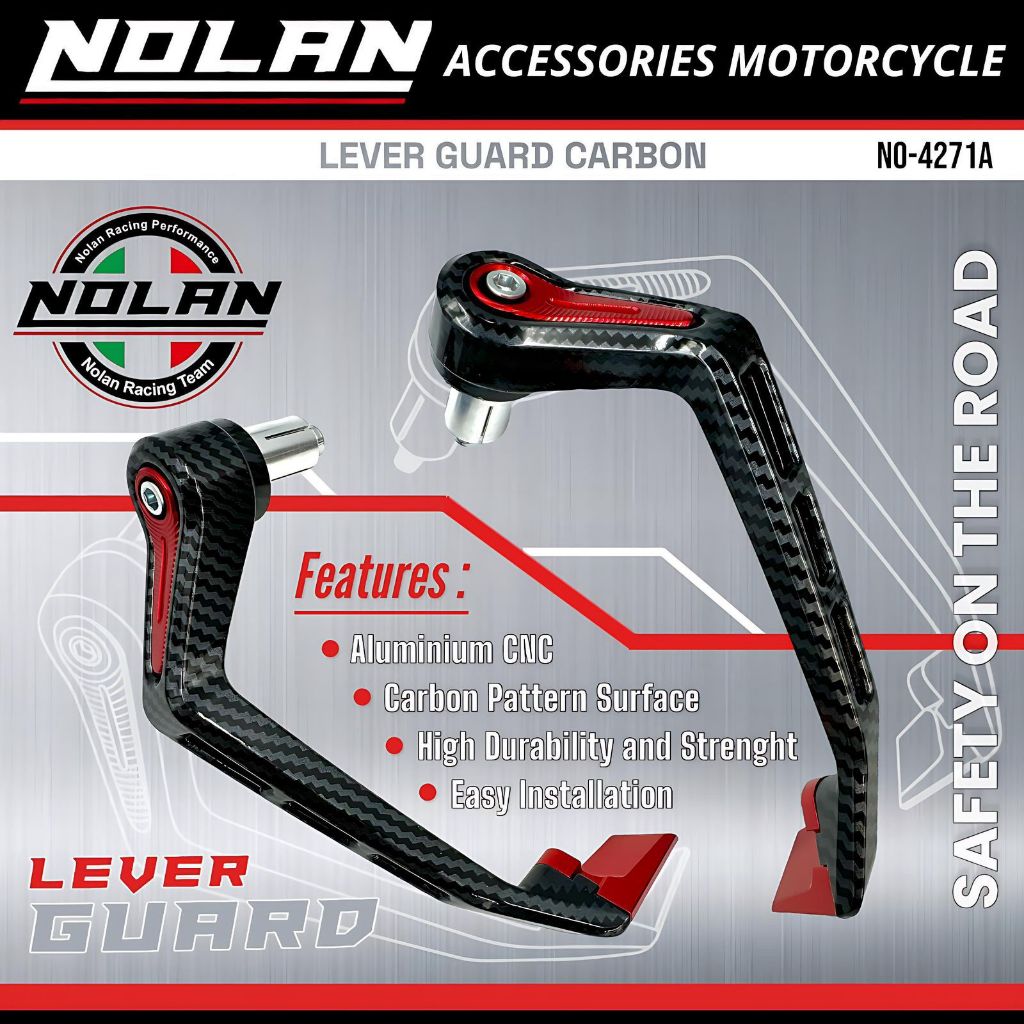 Jual Proguard SABIT handguard Lever Guard NOLAN Tangkai CARBON V3 Full ...