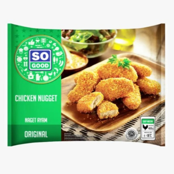 Jual So Good Chicken Nugget Original 400 Gr | Shopee Indonesia