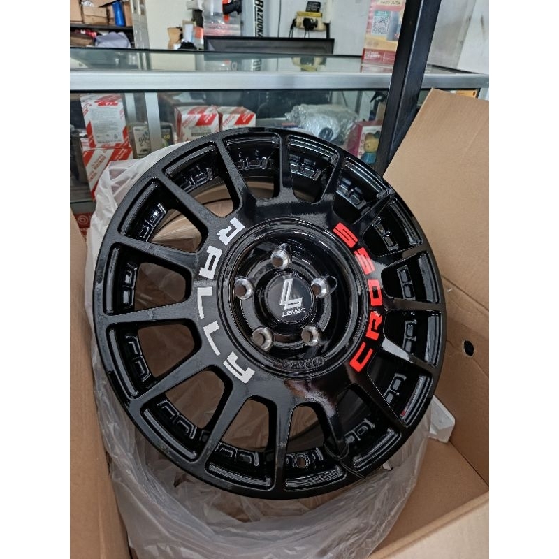 Jual VELG R16 LENSO M1K RALLY CROSS (HARGA 1SET/4BIJI) | Shopee Indonesia