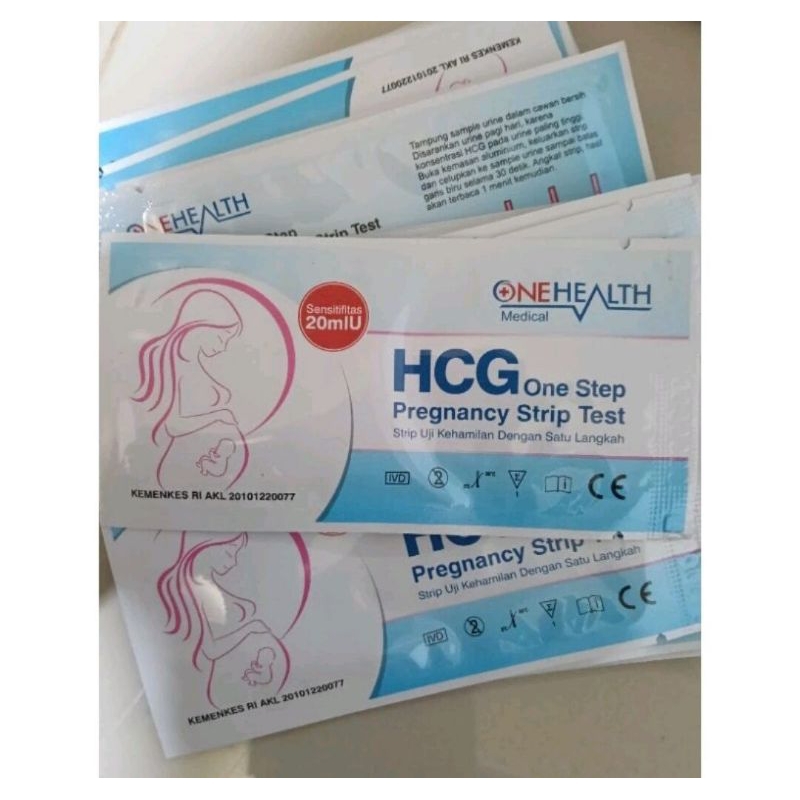 Jual tes hamil onehealth alat tes kehamilan HCG one step urin urine ...