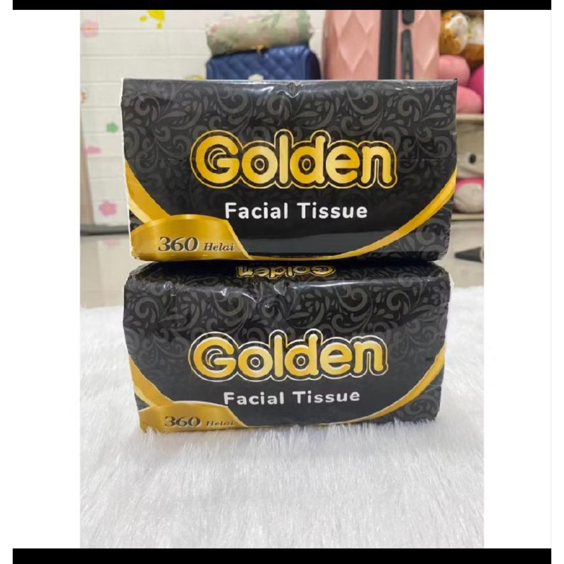 Jual Golden Facial Tissue 360 sheet/helai isi banyak harga murah ...
