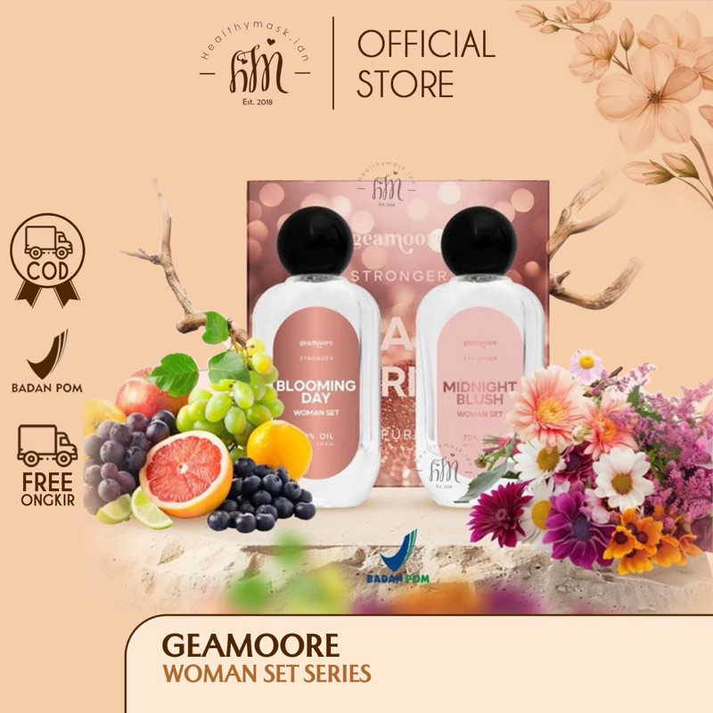 Jual (LANGSUNG KIRIM) GEAMOORE WOMEN SET SERIES EAU DE PARFUME 70% PURE ...