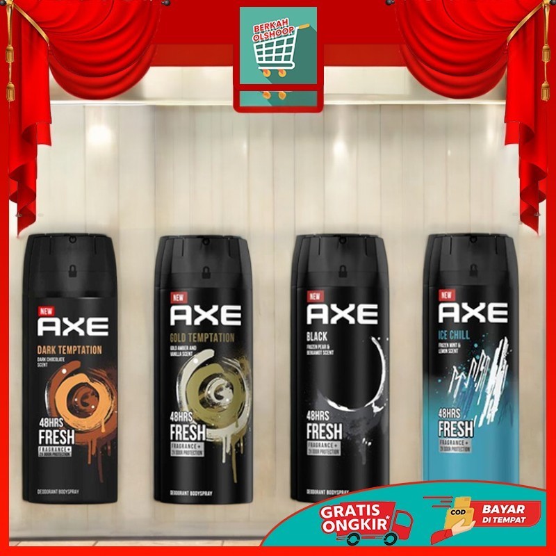 Jual AXE PARFUM PRIA 135ML | AXE BODY SPRAY | DEODORANT SPRAY | BLUE ...