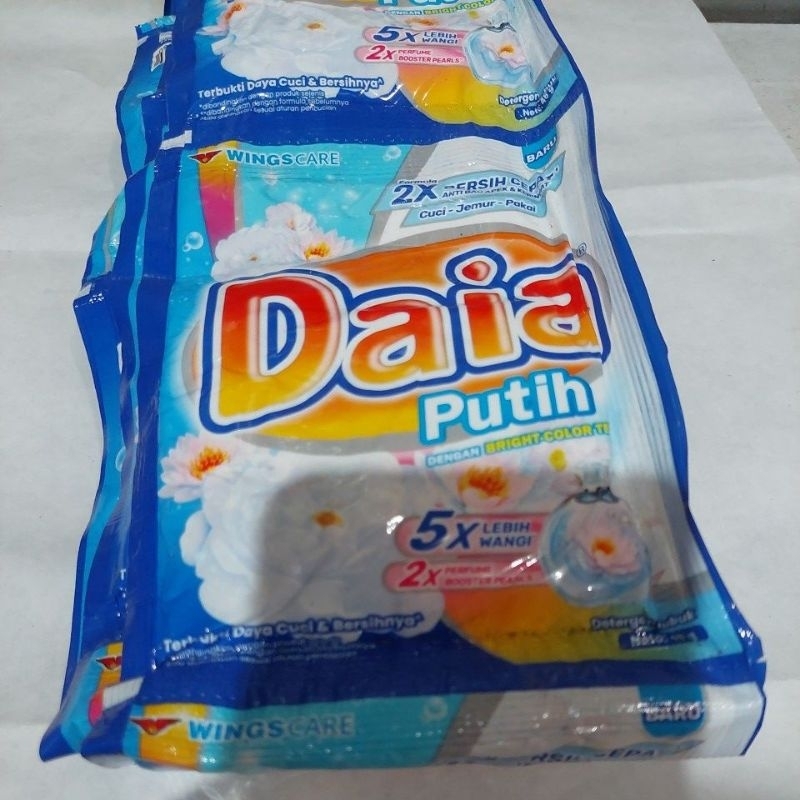 Jual Daia Putih Bubuk 50gr 1 lusin isi 12 sachet | Shopee Indonesia