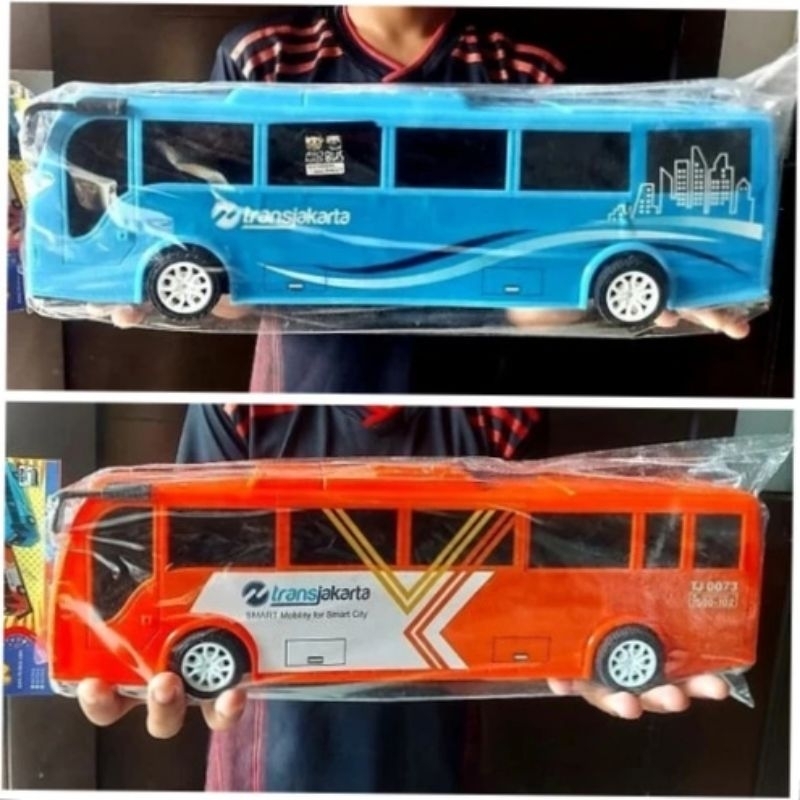 Jual Mainan Bis Transjakarta - Mobil Bis Busway Tarik Anak Edukatif ...