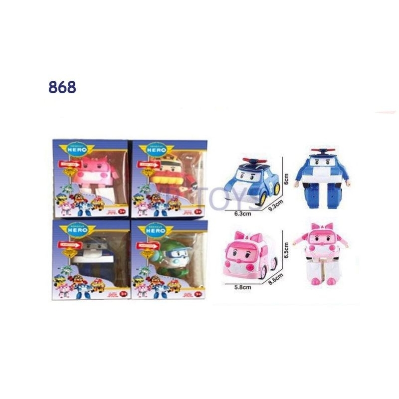 Jual HARGA (4PCS)ROBOCAR POLI 4 WARNA FAMILY TOYS ONLINE SHOP ROBOCAR ...