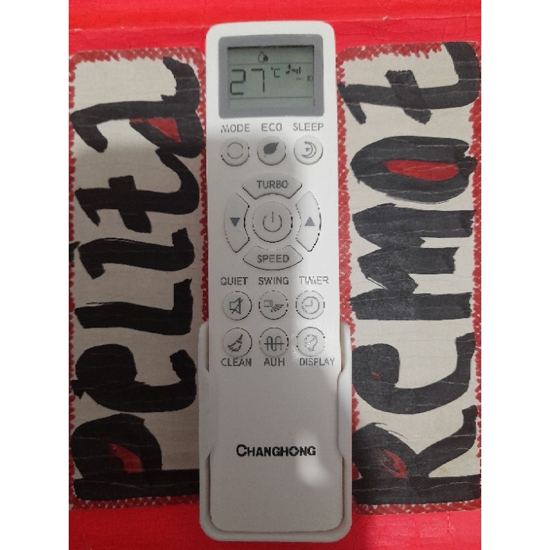 Jual REMOTE AC CHANGHONG R32 INVERTER ORIGINAL TERLENGKAP | Shopee ...
