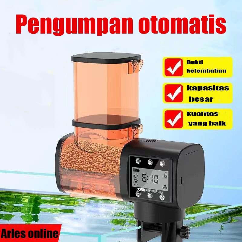 Jual Automatic Fish Feeder 500ml / Pakan Ikan Otomatis / Auto Fish Feeder | Shopee Indonesia