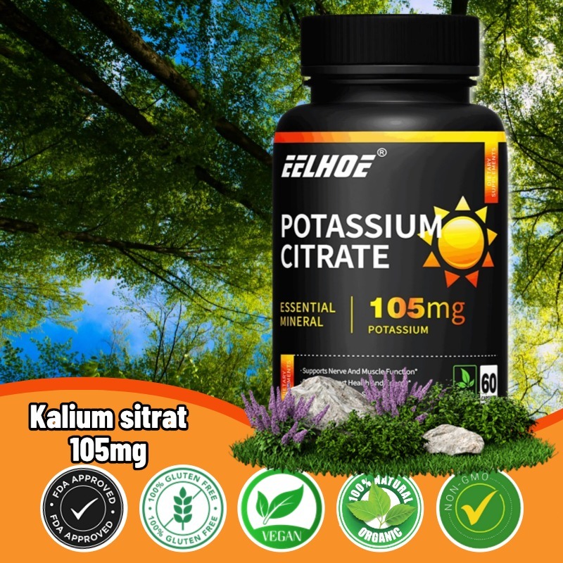 Jual Kalium Sitrat Alami - Mendukung kesehatan jantung, ginjal ...