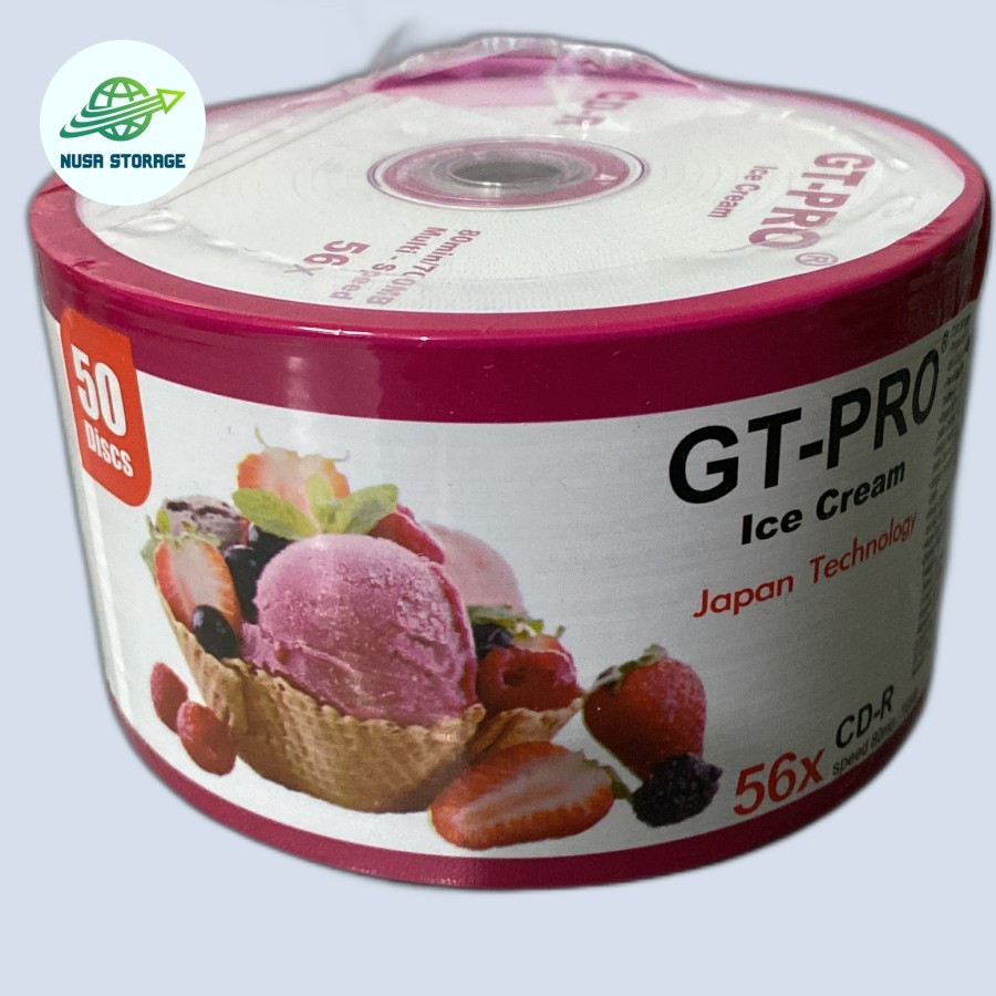Jual CD-R CDR CD GT-Pro 700MB 56X Pack isi 50Pcs Bulk Compact Disk Kosong | Shopee Indonesia