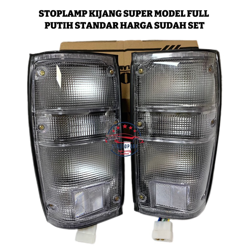 Jual Stoplamp Lampu Stop Mobil Kijang Super Model Putih Standar 6 Baut ...
