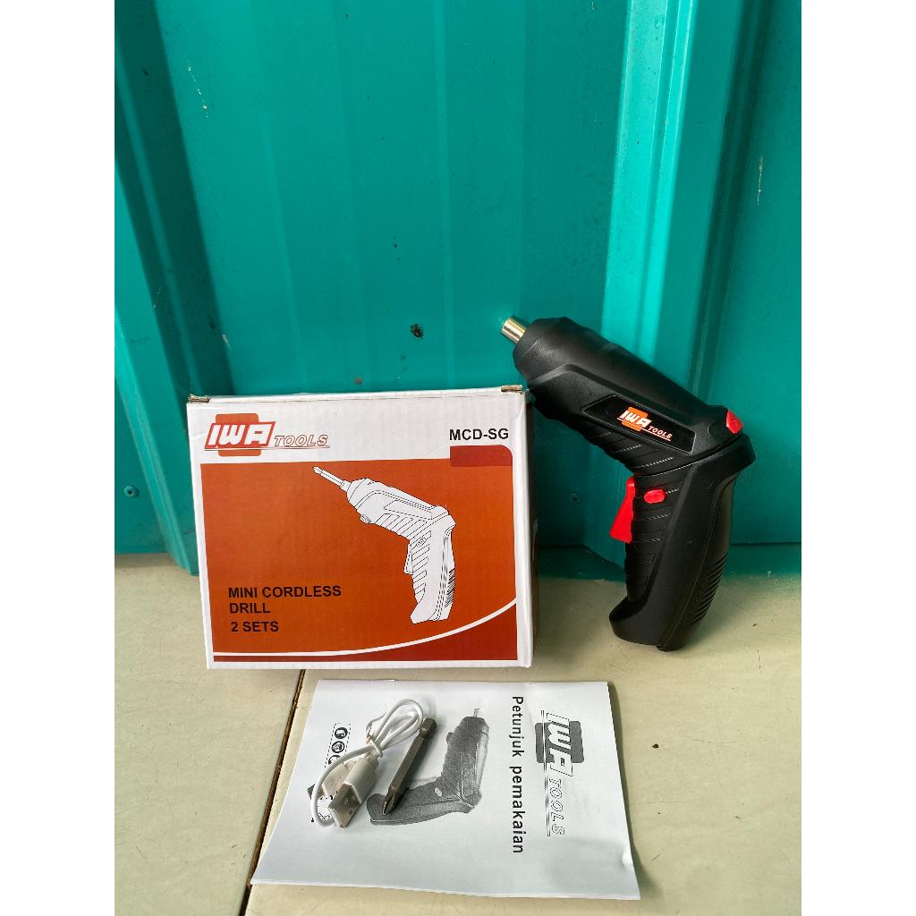 Jual CORDLESS Mini Cordless Drill Single IWA - Gerinda Mini Bor Mini ...