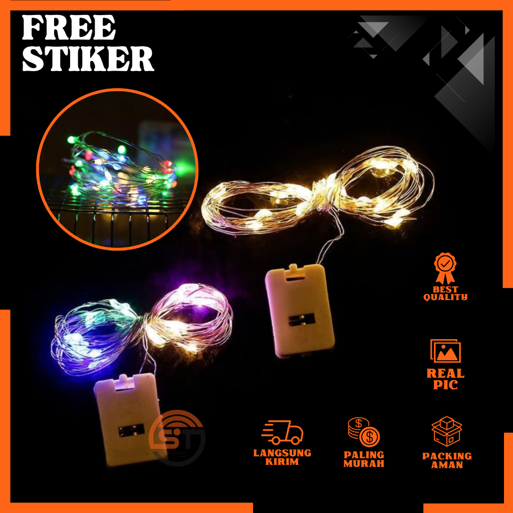 Jual 1PCS Lampu Hias Kawat Mini 1 Meter Tumblr Led Kawat Dekorasi ...