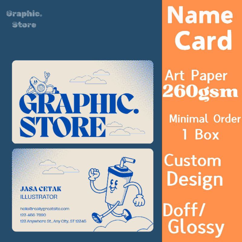 Jual Name Card/Kartu Nama Custom | Shopee Indonesia