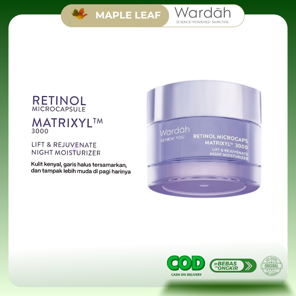 Jual WARDAH RENEW YOU RETINOL MICROCAPS MATRIXYL 3000 LIFT & REJUVENATE ...
