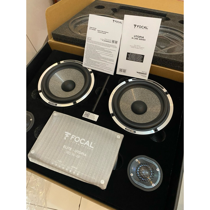 Jual Focal Utopia 165W-XP 2 way component speaker lengkap pasif crossover . made in france ...