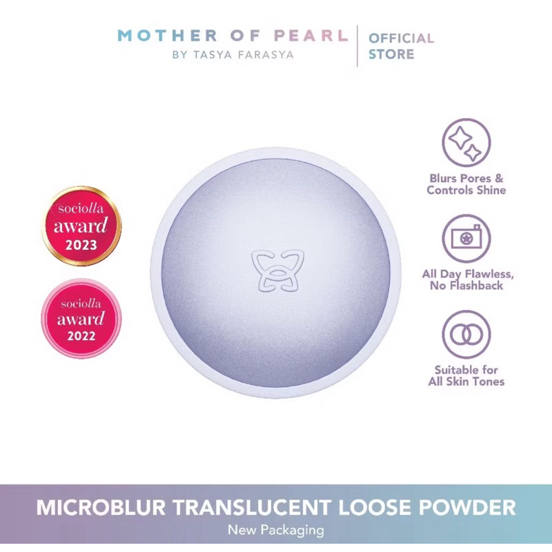 Jual MOP MOTHER OF PEARL MICROBLUR TRANSLUCENT LOOSE POWDER BEDAK TABUR ...