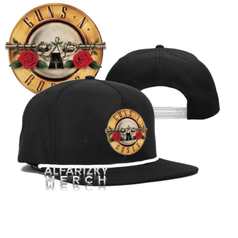 Jual Guns N Roses | Topi Snapback Classic Band - Topi Snapback Oldskool ...