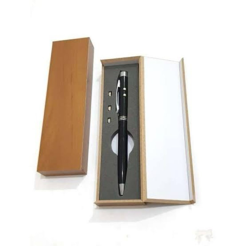 Jual Pulpen Laser Merah Pointer | Pulpen Pointer dengan Kotak Kayu Bisa ...