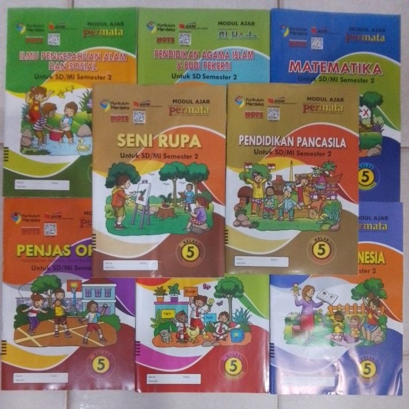 Jual BUKU LKS PERMATA SEMESTER 2 UNTUK KELAS 5 SD/MI RAHUN 2024/2025 ...