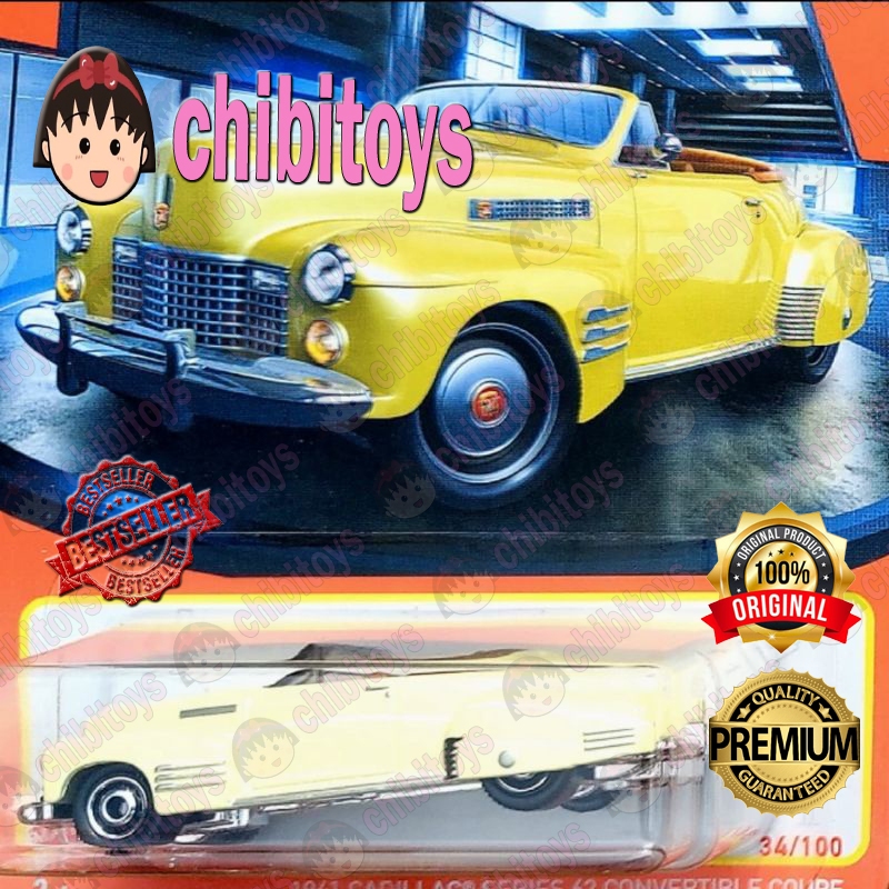 Jual Matchbox 1941 Cadillac Series 62 Convertible Coupe 2021 Kuning ...